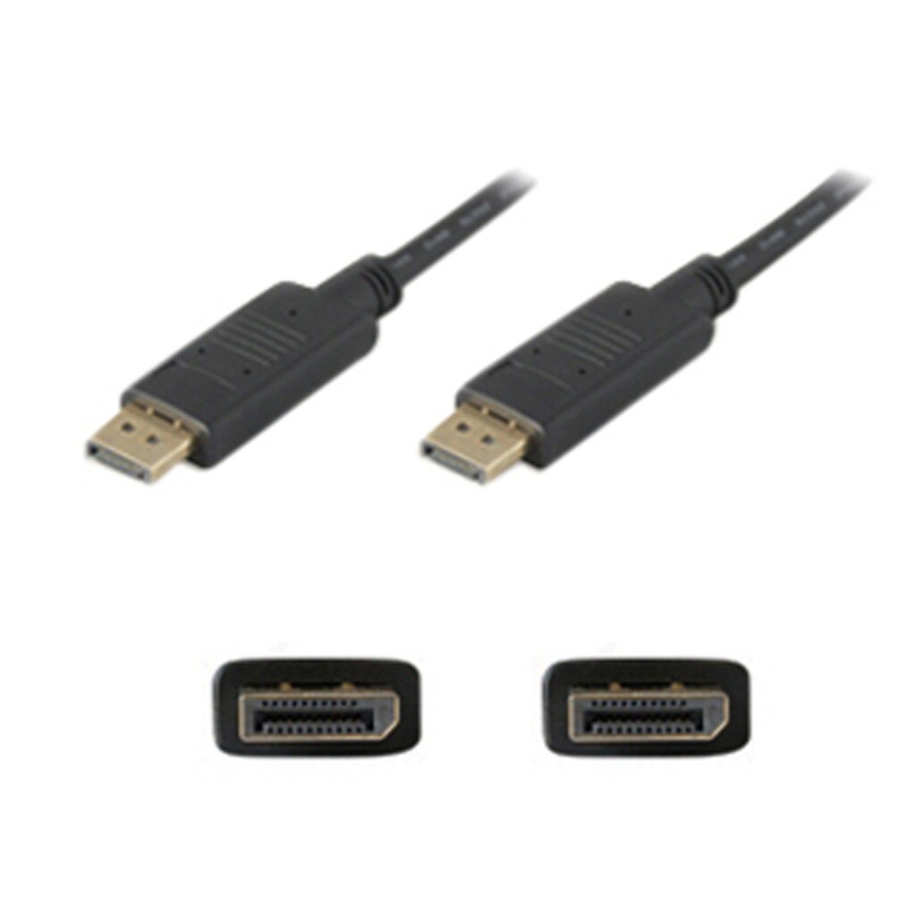 6FT DisplayPort Cable with Latches - DP (m) to DP (m) - EC Computers